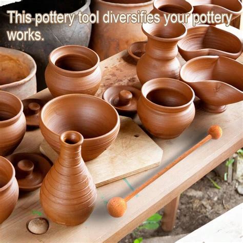 2 1pc Wooden Throwing Stick For Pottery Shaping Pottery Throwing Tools