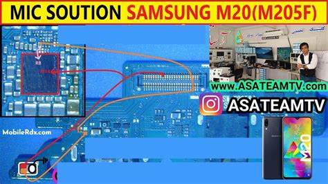 Samsung Galaxy M20 M205f Mic Ways Repair Mic Not Working Problem