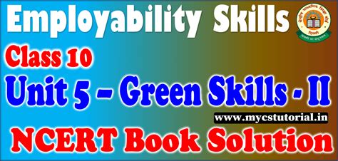 Class 10 Employability Skills Multiple Choice Questions Mcqs Based On