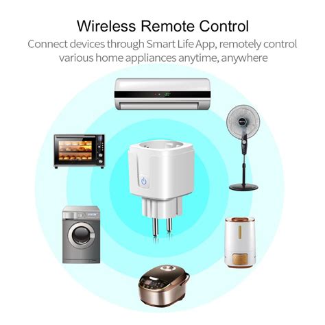 Smart Home Apple Homekittuya Smart Socket Eu Plug Grandado