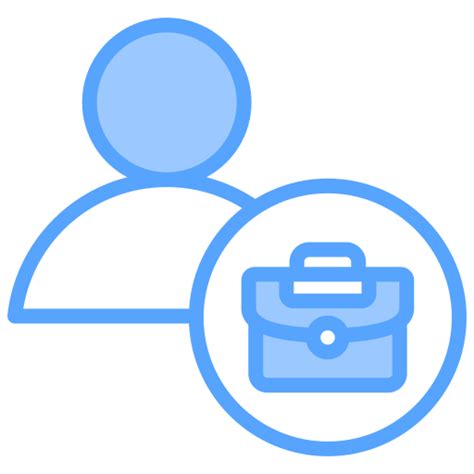 Employees Icon Blue