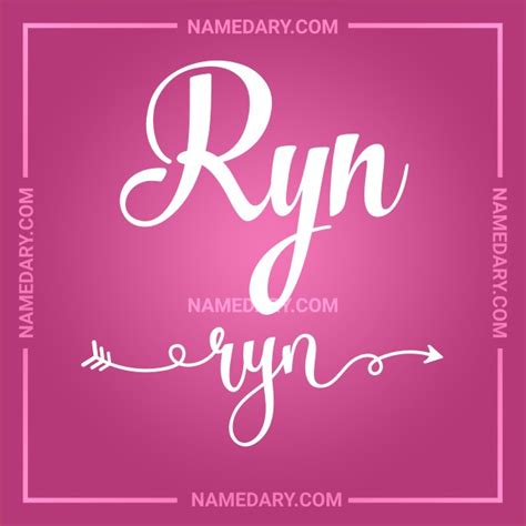 Ryn Meaning Origin Traits And More Namedary
