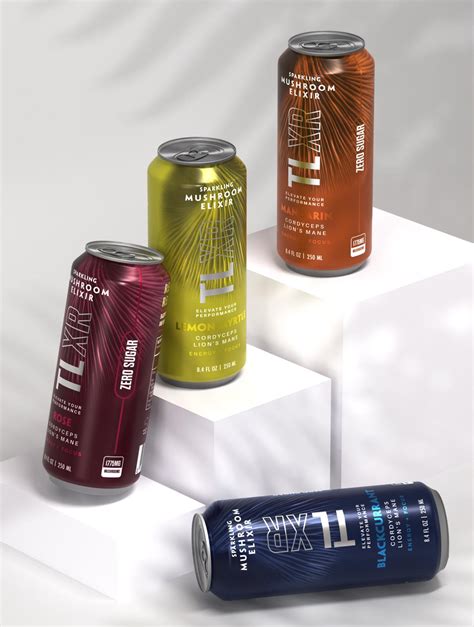 Tlxr Sparkling Mushroom Elixir Rose Pack Of 12