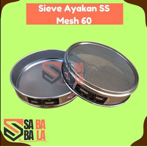 Jual Sieve Ayakan Stainless Mesh 60 Saringan Uji Laboratorium Kota Bogor Sabala Bogor
