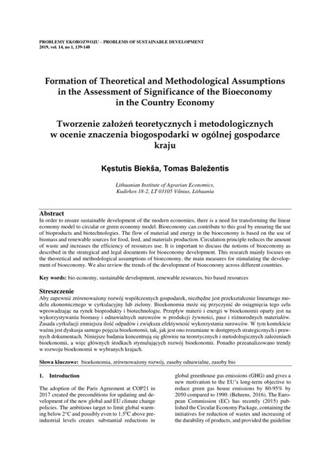 Pdf Formation Of Theoretical And Methodological Assumptions In The Assessment Of Significance