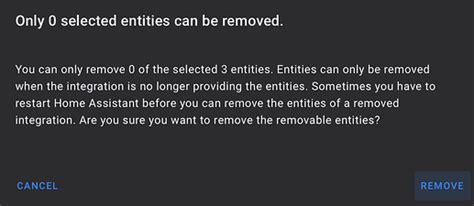 unavailable entities delete configuration home assistant community