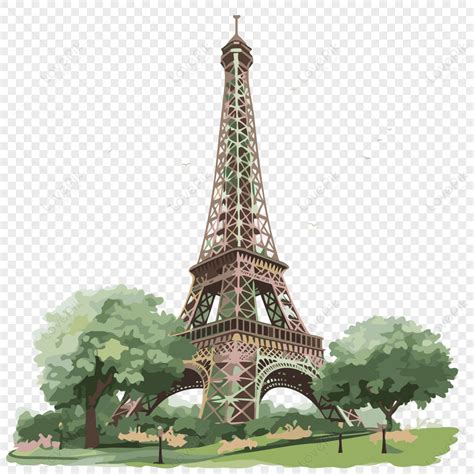 Eifle Tower 클립 아트 에펠 탑 만화의 그림 벡터 Png 일러스트 무료 다운로드 Lovepik