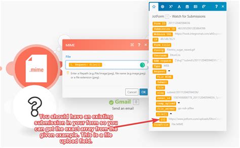 extract the mime type of the uploaded file on integromat