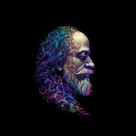 William Shakespeare Face Digital Oil Painting Digital Art By Paulo