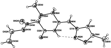 X Ray Crystal Structure Of Ethyl Download Scientific Diagram