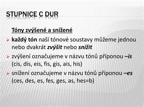 Ppt Stupnice C Dur Powerpoint Presentation Free Download Id 5265048
