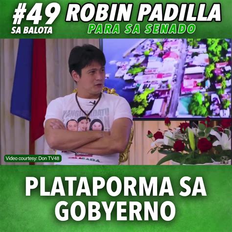 Robin Padilla Plataporma Sa Gobyerno Kung Gusto Po Natin Ng Tunay