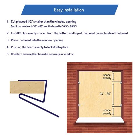 Hurricane Window Clips Universal Fit 12 58 34 Stainless