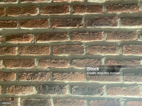 Tekstur Bata Coklat Bahan Buatan Untuk Dinding Pasangan Bata Dinding