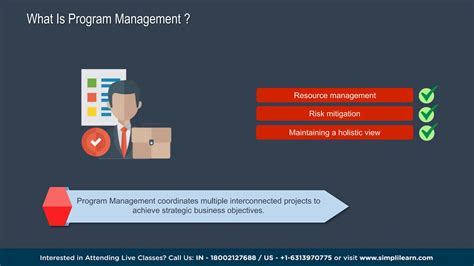 Project Manager Vs Program Manager Whats The Difference Project Management Simplilearn