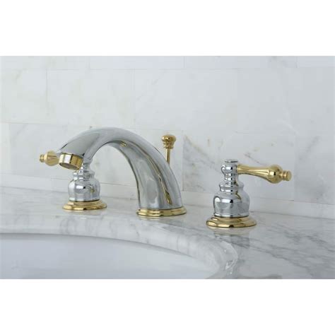 Kingston Brass Victorian Satin Nickel Polished Brass Widespread