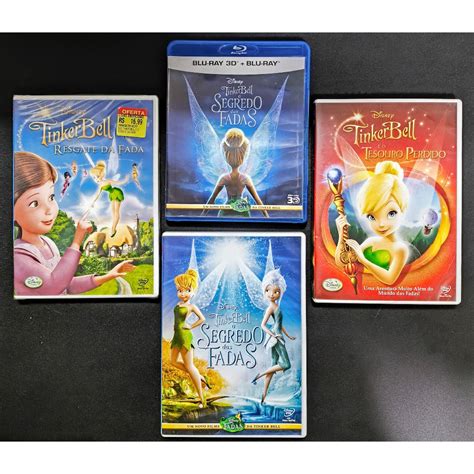 Lote Dvd Fadas Tinker Bell Shopee Brasil