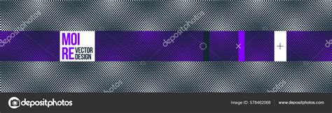 Moire Vector Abstract Dots Background Dotted Contrast Virtual Digital Effect Stock Vector Image