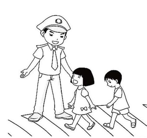 安全简笔画大全小孩怎么画（热门15张） 简笔画图片大全