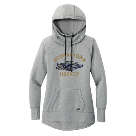 Blc Hermantown Hockey New Era® Ladies Tri Blend Fleece Pullover Hoodie