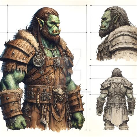 Adoptable Orc Warrior Character Art 5 By Adoptablesaicraft On Deviantart
