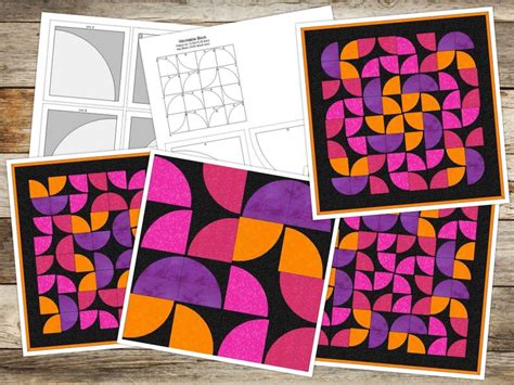 Digital PDF Quilt Block Patternkaleidoscope Quilt Block Etsy