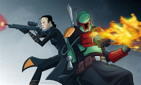 Fennec And Boba Fett By Pungang On Deviantart