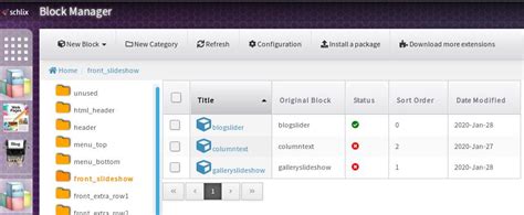 advanced block example documentation php mysql html5 css3 schlix
