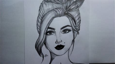 تعليم رسم وجه بنت بطريقة سهلة للمبتدئين اساسيات البورتريه رسم