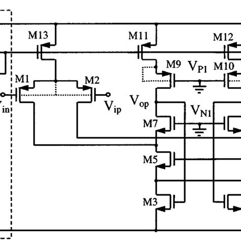 Circuit Diagram Of The Fully Differential Amplifier Download Scientific Diagram