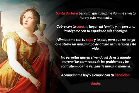 Powerful Prayer To Saint Barbara For Love Protection And Fortune