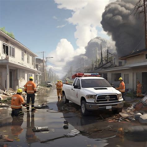 Premium Photo Ai Assisting In Disaster Response