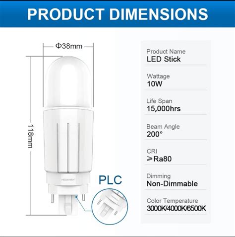Sirim Megaman W Led E Plc W Stick Bulb Ytp Z Coolwhite K Daylight K Warmwhite