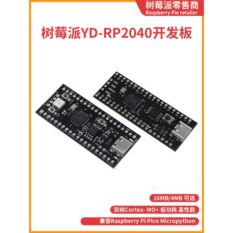 Papan Pembangunan Raspberry Pi Yd Rp2040 Serasi Dengan Papan Induk Pengawal Mikro Dwi Teras