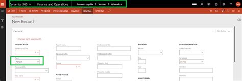 How Set Default Record Type For Entities