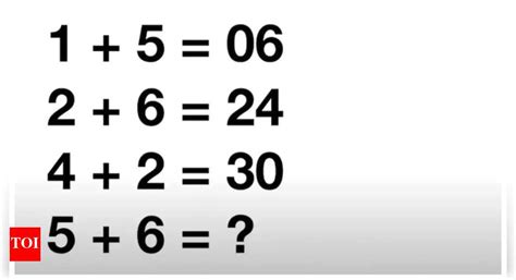 Brain Teaser Only A Genius Can Solve This Maths Puzzle Times Of India