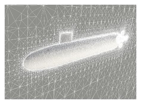 Tetrahedral Mesh Around The Darpa Submarine Download Scientific Diagram