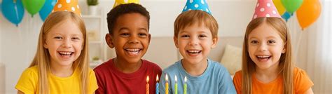 Gimtadienio Atributika Vaikams Linksmiausė šventė Namuose Balionai Gimtadieniui