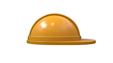 Cartoon Safety Helmet Model Turbosquid 1950162