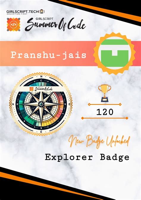 Pranshu Jaiswal On Linkedin Gssoc Gssocbadge Girlscript Gssoc24