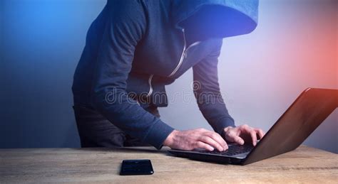 Programmer Or Computer Hacker Typing Code Stock Image Image Of Hand Laptop 351685877