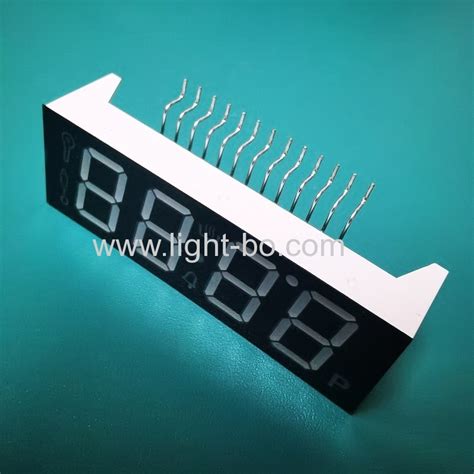 Ultra Red 4 Digit 7 Segment Led Display Common Anode For Oven Timer Controller Manufacturers And