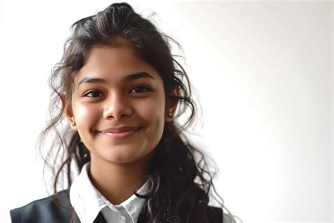 Premium Photo Beautiful Indian Student Working On The Laptop