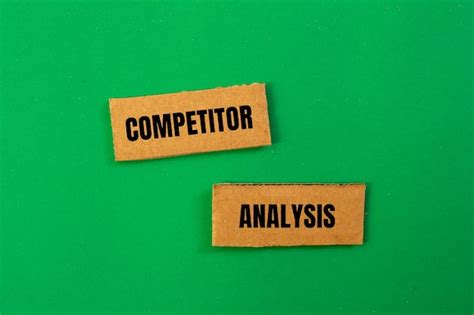 Premium Photo Competitor Analysis Message Written On Ripped Cardboard