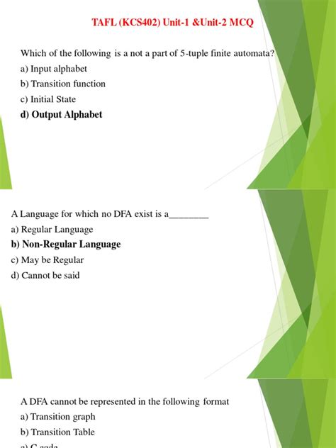 mcq on taflas per aktu syllabus unit 1 and 2 pdf formalism