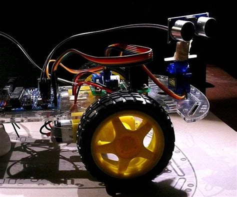 yourduino basic arduino compatible collision avoiding robot 18 steps