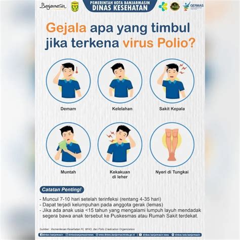 Apa Itu Polio Dinas Kesehatan Kota Banjarmasin