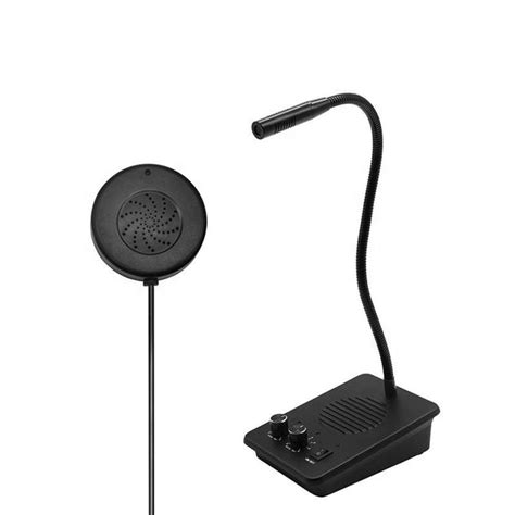 Daytech Wi07 Two Way Window Intercom System Glass Barrier Pa Speaker A Jg Superstore