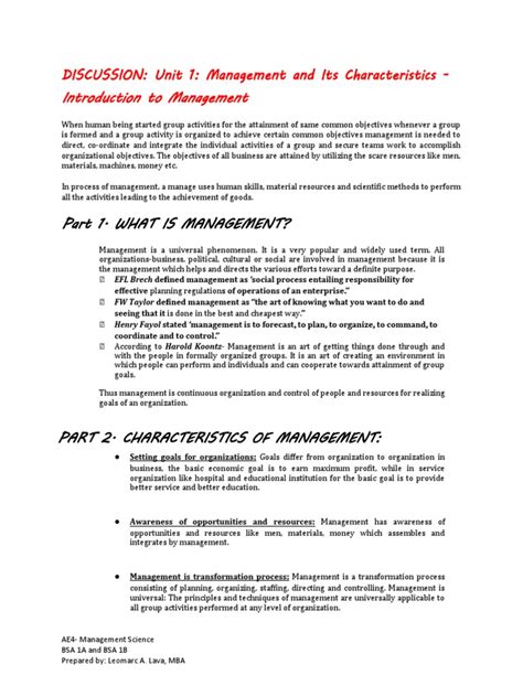 Handout Unit 1 3 Pdf Operations Research Decision Making
