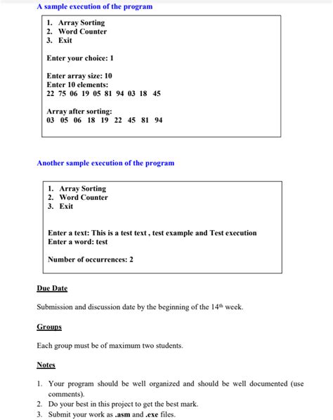 Solved Write An 8086 Assembly Program Which Does Different Chegg Com